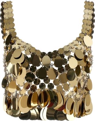 Paco Rabanne Damen, Oberteile, Gelb, SGr&ouml;&szlig;e