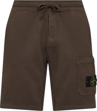 Stone Island Homme, Shorts, Brun, Taille: L Cargo Bermuda Shorts