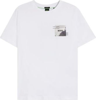 BOSS t-shirt à imprimé graphique - Blanc