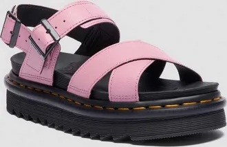 Dr. Martens Voss II Athena Leder Riemensandalen in Rosa, Gr&ouml;&szlig;e: 36