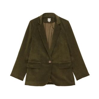 Ines De La Fressange Bruna veste cintr&eacute;e - Femme - Vestes - Vert - Taille: 42 FR