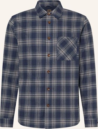 Mos Mosh Mos Mosh Gallery Overshirt Mmgdavid Aus Flanell blau