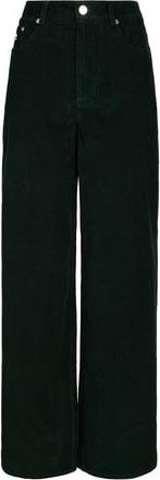 Lacoste große, gerippte Samthose, grün