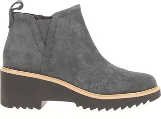 Toms Maude Damen EVA Wedge Ankle Chelsea Boot, Geschmiedetes Eisen-Wildleder, 9.5