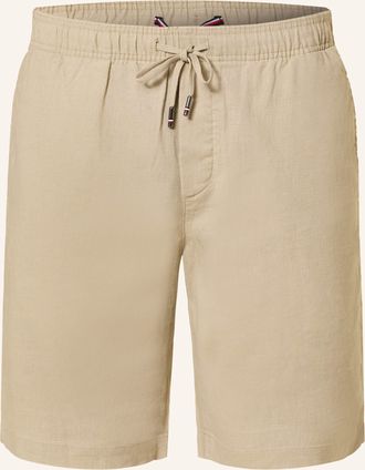 Tommy Hilfiger Leinenshorts Harlem Relaxed Tapered Fit beige
