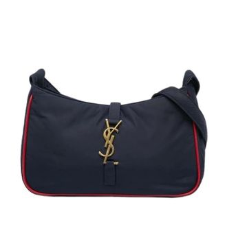 Saint Laurent Pre-owned Nylon Schultertasche - - Pre-owned - Damen - Blau - ONE SIZE