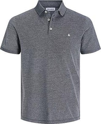 Jack & Jones Jjepaulos Polo Ss Noos Homme Polo, Gris, M