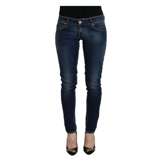 Acht Acht, Femme, Jeans, Bleu, Taille: W26 Pantalon en Denim Taille Basse