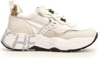Voile Blanche Voile Blanche Low-Top Sneaker - Trekking-Inspired White Sneakers With Technical Fa - Gr. 35 (EU) - in Beige - für Damen