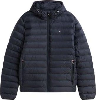 Tommy Hilfiger Doudoune droite col montant &agrave; capuche