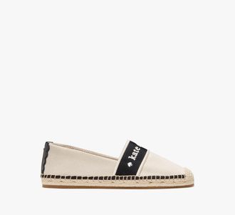 Kate Spade New York Piper Web-Espadrilles, Flach