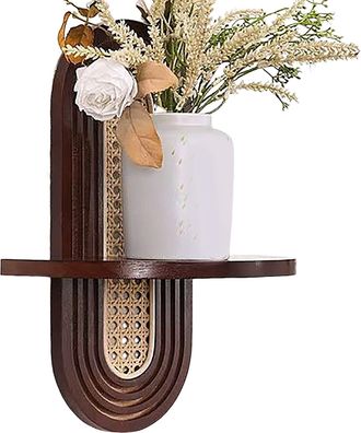 Generic Rattan-, Wand-Organizer, dekoratives f&uuml;r Topfpflanzen, Blument&ouml;pfe, Sammlerst&uuml;cke, Garten-Organizer-St&auml;nder