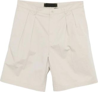 Aspesi Homme, Shorts, Beige, Taille: S Short en coton pliss&eacute;