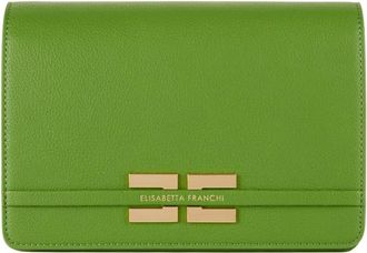 Elisabetta Franchi Femme, Sacs, Vert, Taille: ONE Size Sac bandouli&egrave;re