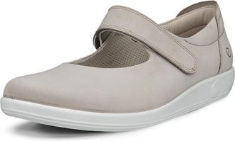 Ecco Damen Soft 2.0 Mary Jane Schuh, Reiner Kaschmir, 37 EU