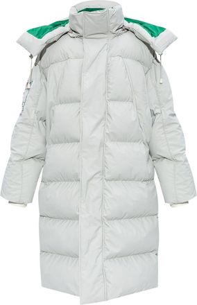 Lacoste Gef&uuml;tterter Kapuzenmantel - Wei&szlig;