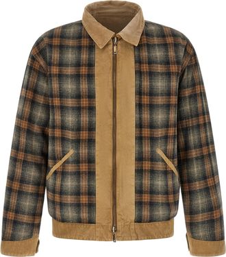 Golden Goose Mens Beige Cotton Shell Jacket Clothing