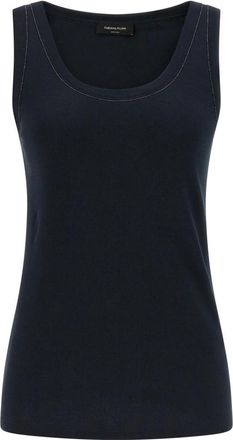 Fabiana Filippi Femme, Tops, Bleu, Taille: 38 FR Sleeveless Top