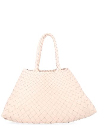 Dragon Diffusion Womens Handbag Santa Croce Beige Leather Handbags Hand Bags