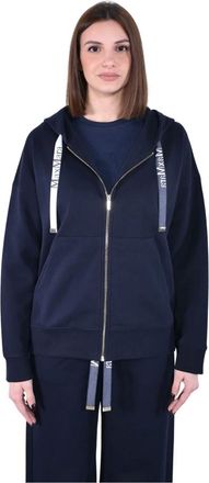 Max Mara Femme, Sweatshirts et sweats &agrave; capuche, Noir, Taille: 44 FR Smmjour SweaT-shirt