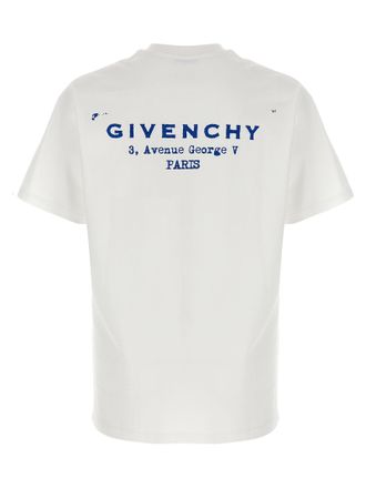 Givenchy Mens White Cotton T-Shirt