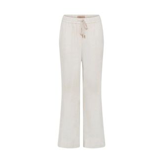 Gustav Wide Hosen - - Trousers - Damen - Wei&szlig; - S