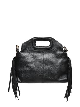 Anna Luchini Schwarz Rindsledertasche