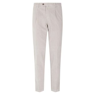 Myths Homme, Pantalons, Beige, Taille: L Pantalon Slim en Velours Doux