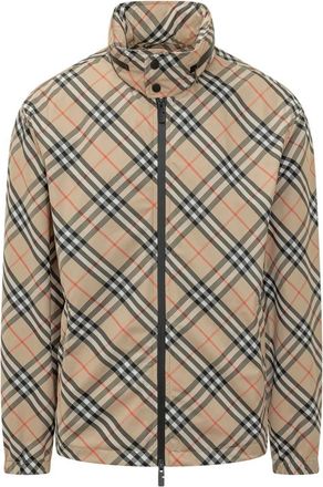 Burberry Homme, Vestes, Multicolore, Taille: XL Veste L&eacute;g&egrave;re &agrave; Carreaux