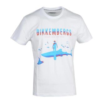 Dirk Bikkembergs Baumwolle Elasthan T-shirt - - Tops - Herren - Wei&szlig; - 3XL