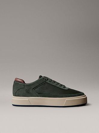 Calvin Klein Premier - Sneakers Aus Leder Mit Charakteristischem Logo - Thyme/muddy Brown/navy Teal - Herren - EU 39