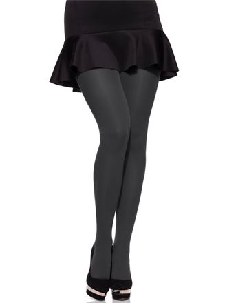 Merry Style Damen Mikrofaser blickdichte Strumpfhose plus size MS 162 60 DEN(Graphite, XXXL (58-64))