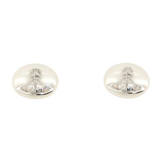 Vivienne Westwood Femme, Accessoires, Gris, Taille: ONE Size Boucles doreilles Lavinia - Argent - Laiton