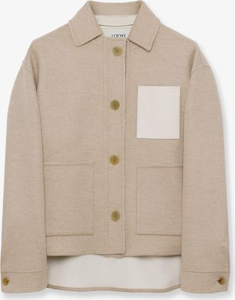 Loewe Workwear wool and cashmere jacket - LOEWE - gender_Woman