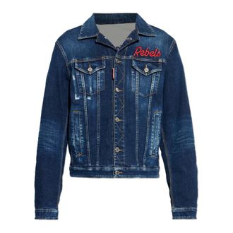 Dsquared2 Denimjacke im Vintage-Look - - Jackets - Herren - Blau - M