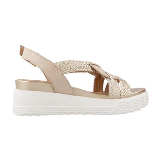 Stonefly Gepr&auml;gte Lederhandschuhe - - Shoes - Damen - Gelb - 39 EU