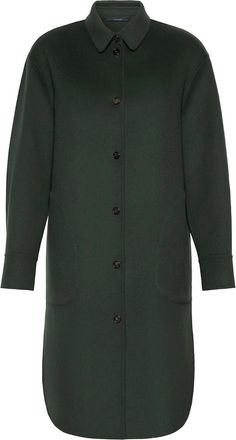 Max Mara Knielanger Mantel - Gr&uuml;n