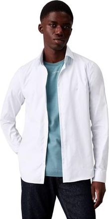 Calvin Klein Chemise ray&eacute; en coton