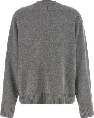 Nude Sequin-Embellished Sweater - Grey