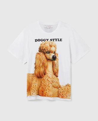 Stella McCartney Poodle Graphic Print T-Shirt - White