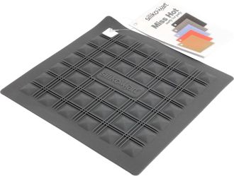 Silikomart Silikomart | Miss Hot Topflappen, Synthetisches Material, Farbe Grau, Ma&szlig;e 175 x 175 x 13 mm