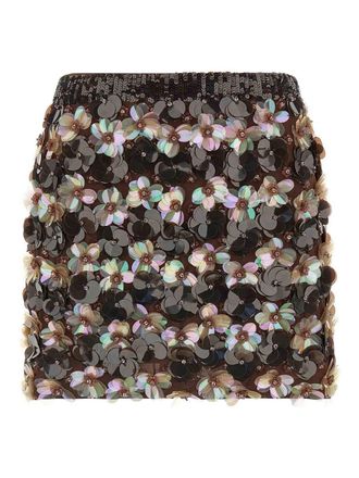 P.A.R.O.S.H. P. A.R. O.S. H. Mini Jupe - Marron