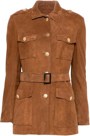 Tagliatore Blouson En Cuir - Marron