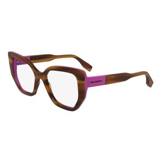 Karl Lagerfeld Femme, Accessoires, Brun, Taille: 53 MM Cat-Eye Lunettes de soleil