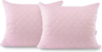 Decoking 2 Kissenbezüge 50x60 cm Rosa Microfaser Hotelverschluss Axel