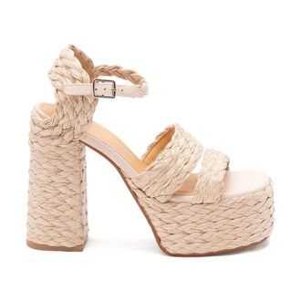 Castaner Fresa Heeled Sandal - - Shoes - Damen - Beige - 36 EU