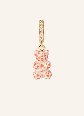 Crystal Haze Crystal Haze Anh&auml;nger Heart Patterned Bear By Glambou gold