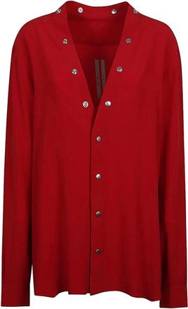 Rick Owens Femme, Blouses et Chemises, Rouge, Taille: 38 FR Chemise en m&eacute;lange de soie