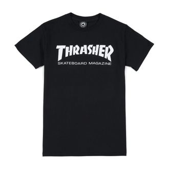 Thrasher Skatemag Tee Herren T-Shirt Schwarz/Wei&szlig; - - Tops - Herren - Schwarzk - S
