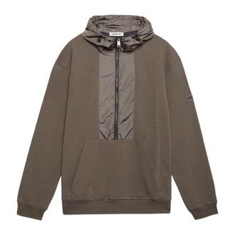 Premiata Felpa Sweat &agrave; capuche technique - Homme - Sweatshirts et sweats &agrave; capuche - Brun - Taille: 2XL